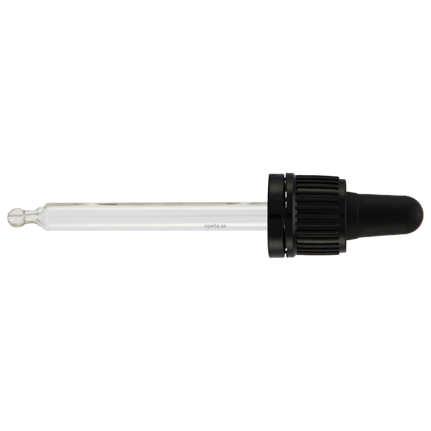 Pipett med brytring, svart. Till 100 ml-flaska. | Opella.se